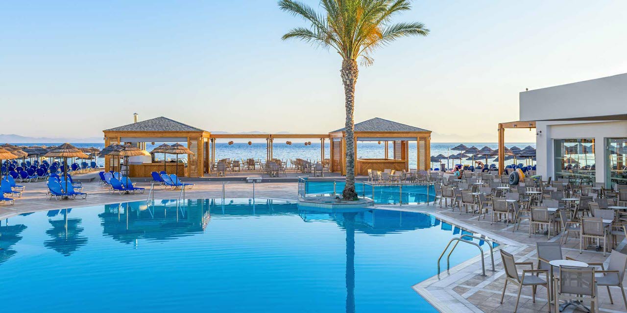 Hotel Avra Beach Resort & Bungalows på Rhodos, Grækenland - Bestil et ...