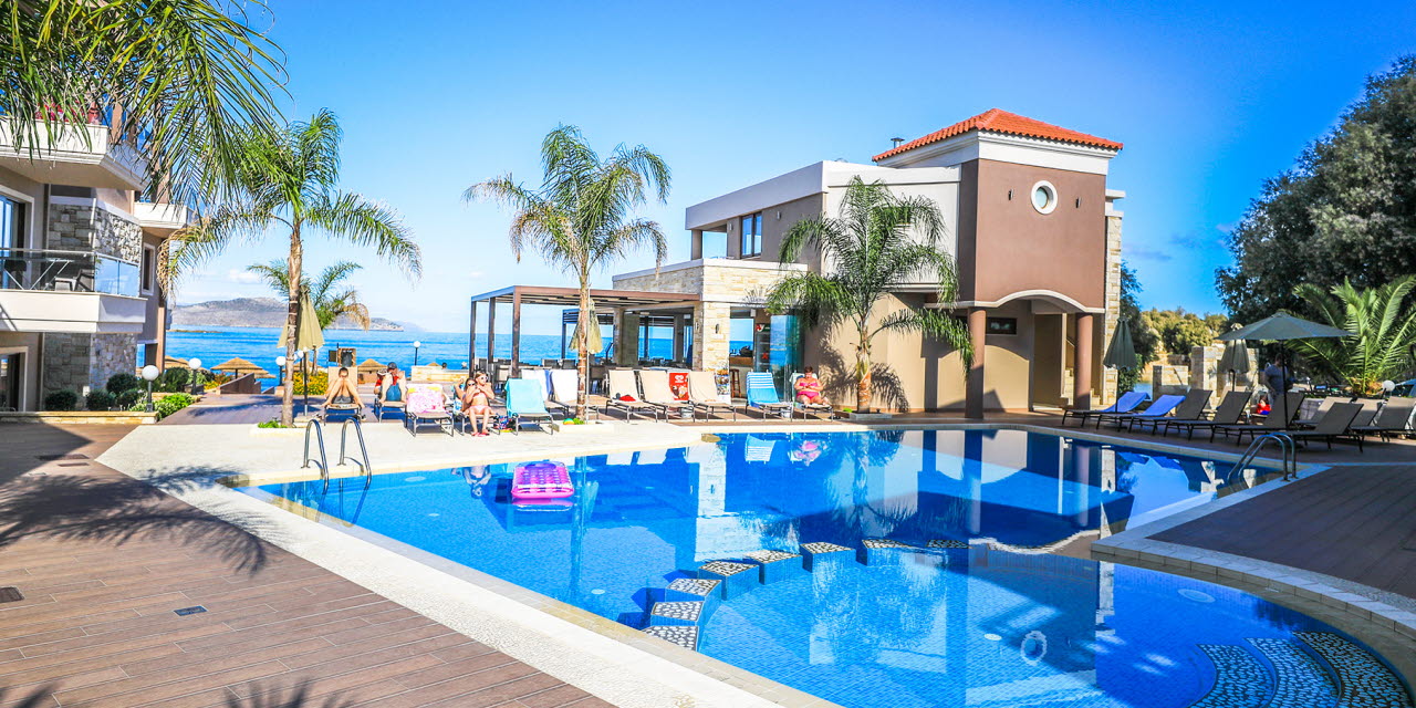 Golden Bay Lejligheder | Lejlighedshotel på Kreta | Bestil rejsen her