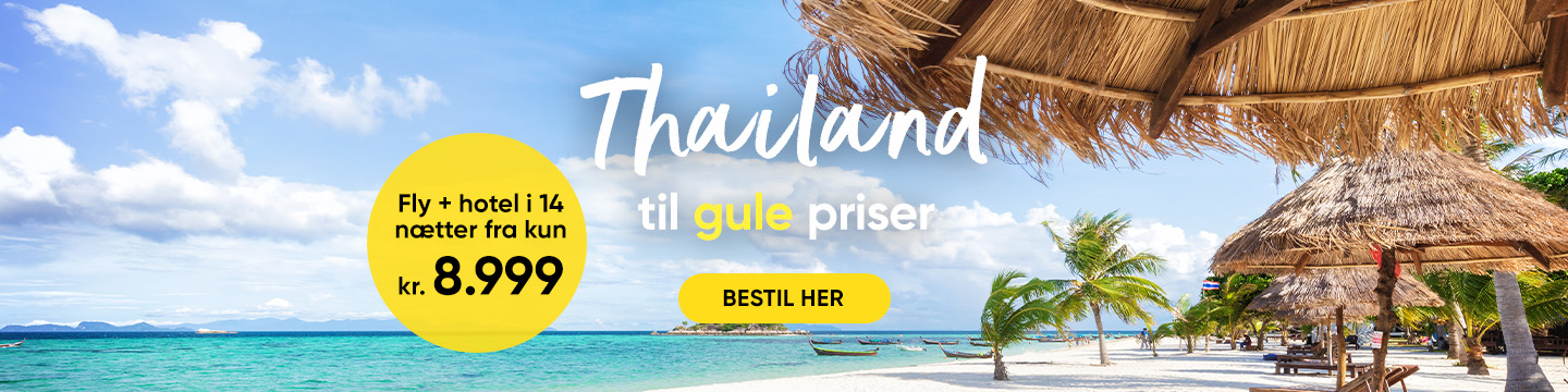 Thailand - Book en rejse til fantastiske Thailand med Bravo Tours